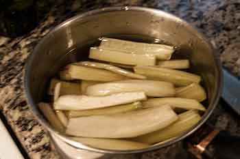 Growing cardoons in Canada.